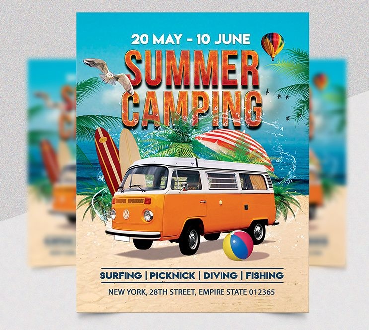 40+ Free Summer Flyer Templates in PSD + Premium Version! | by ElegantFlyer