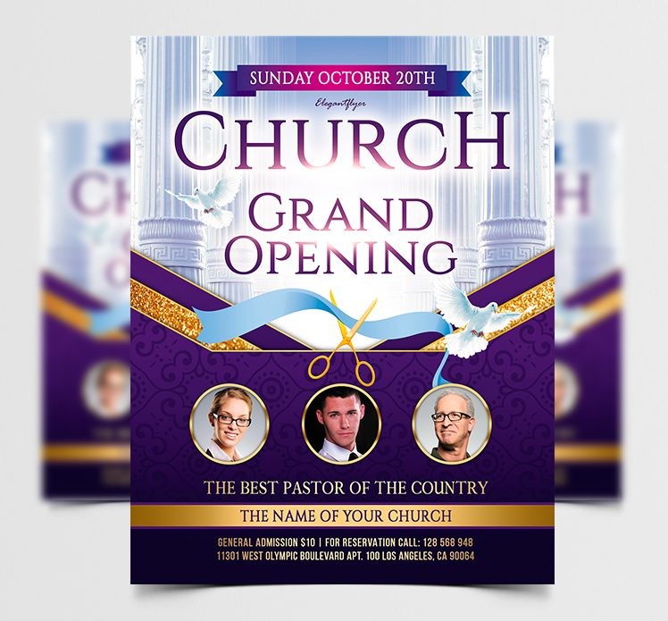 50+ Free Church Flyers Templates in PSD + Premium Version! | by ...