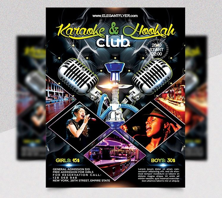 30+ Free Karaoke Flyers Templates in PSD + Premium Version! | by ...